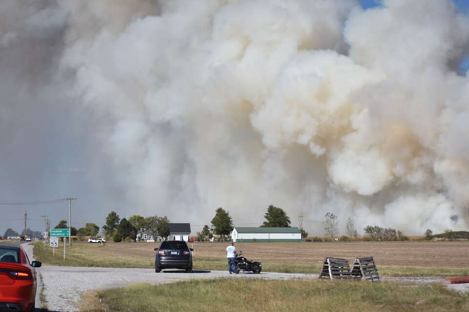 Multiple departments respond to field fire in Madison County