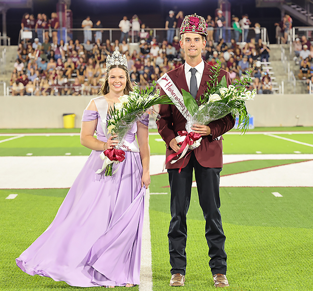 SAGE students crowned West Texas A&M Homecoming King and Queen