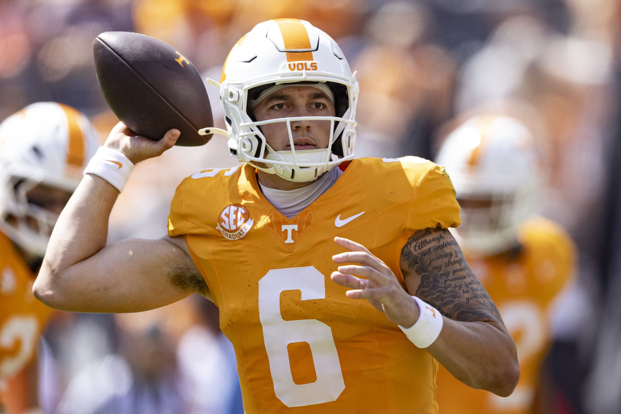 Joey Aguilar nearly quit football. Now he stars for No. 12 Tennessee