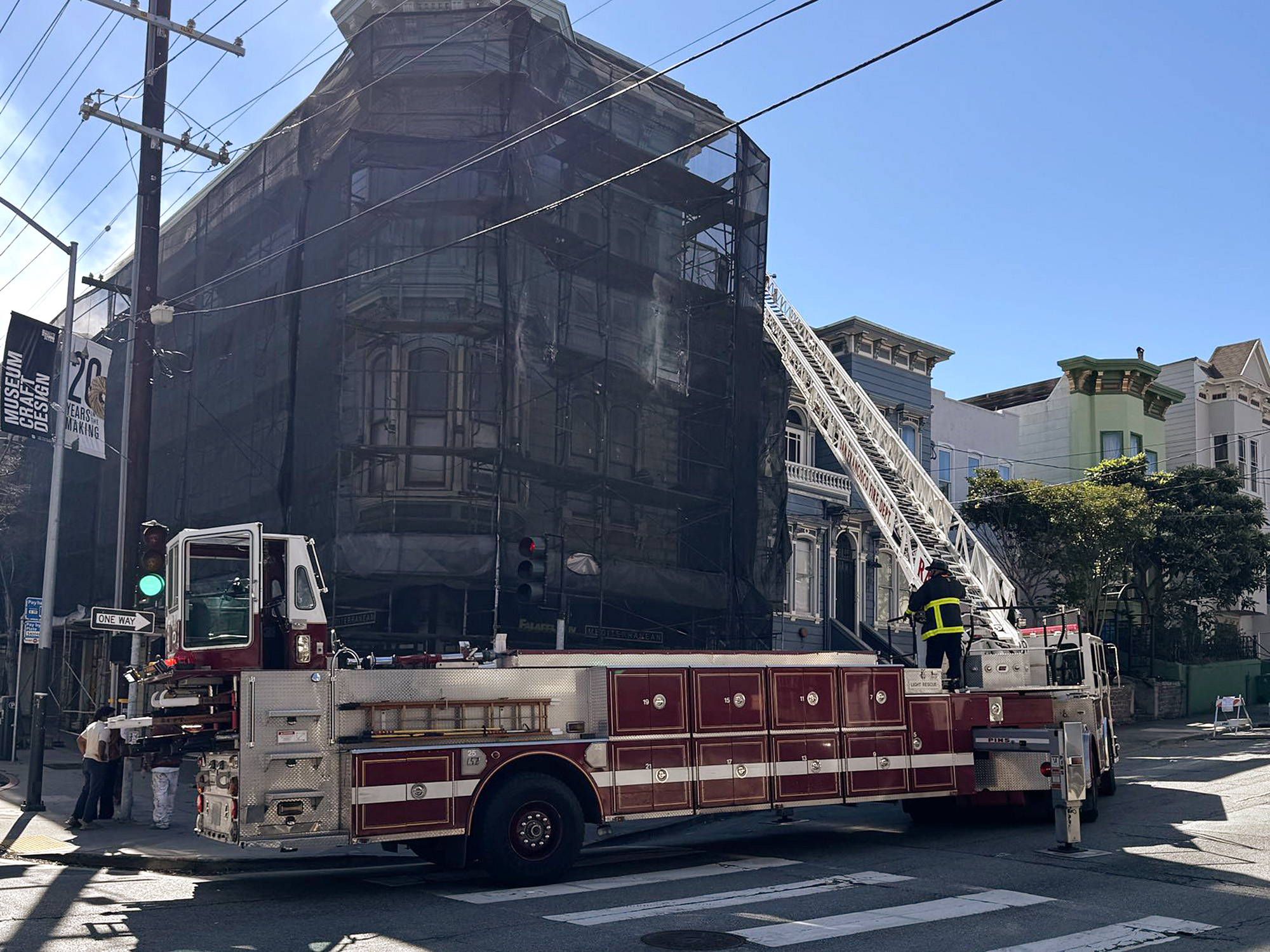 SF: 2-Alarm Fire Damages 2 Buildings In Hayes Valley Tuesday Afternoon