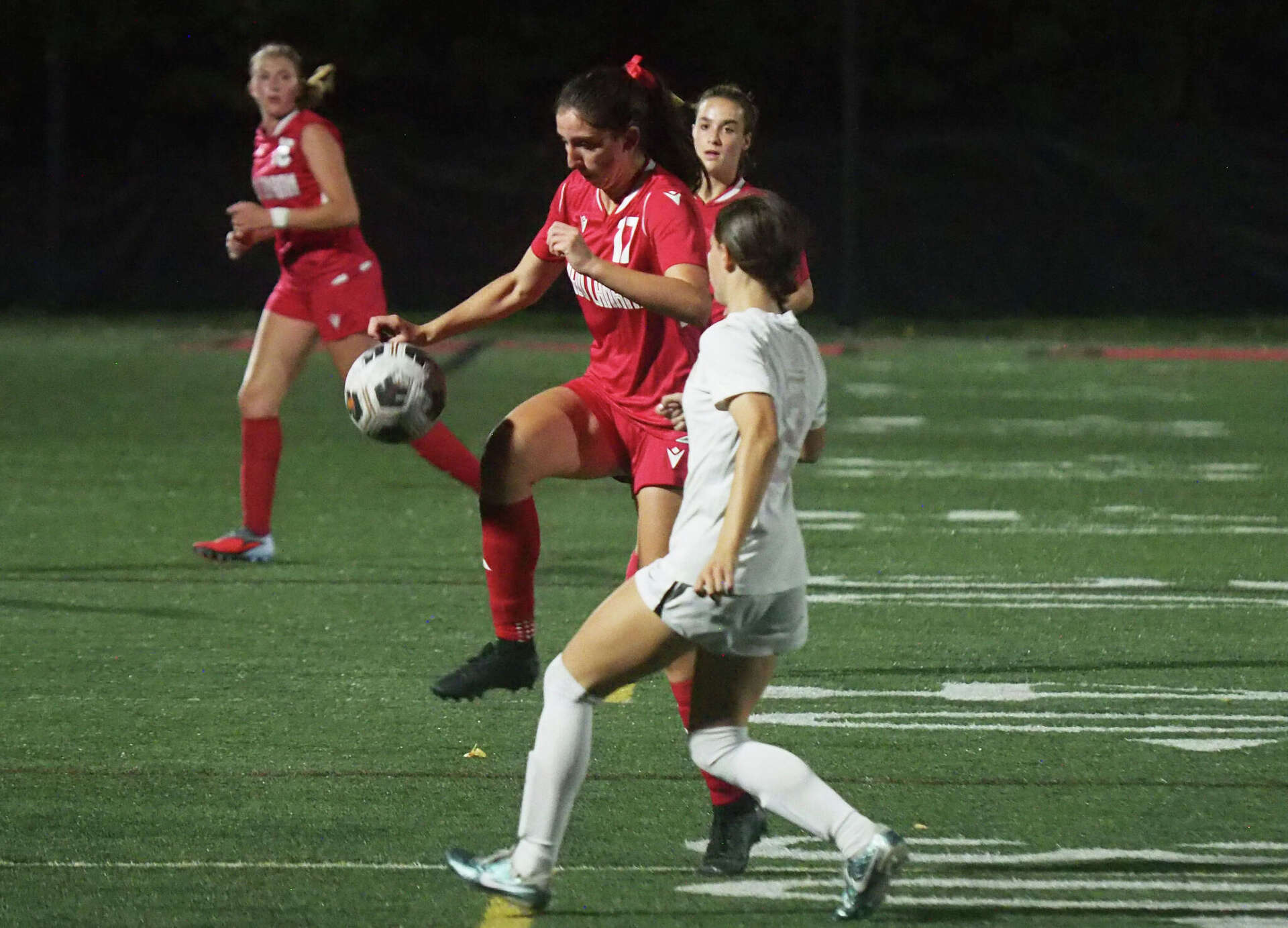 No. 4 New Canaan girls soccer team shuts out No. 1 St. Joseph