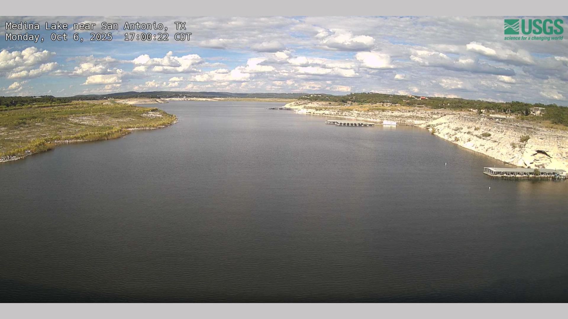 Here are the Medina Lake water levels after summer rains