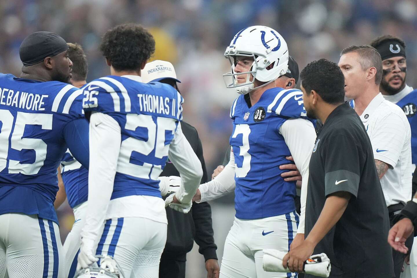 Michael Badgley returns to Colts after 15-month recovery from torn ...