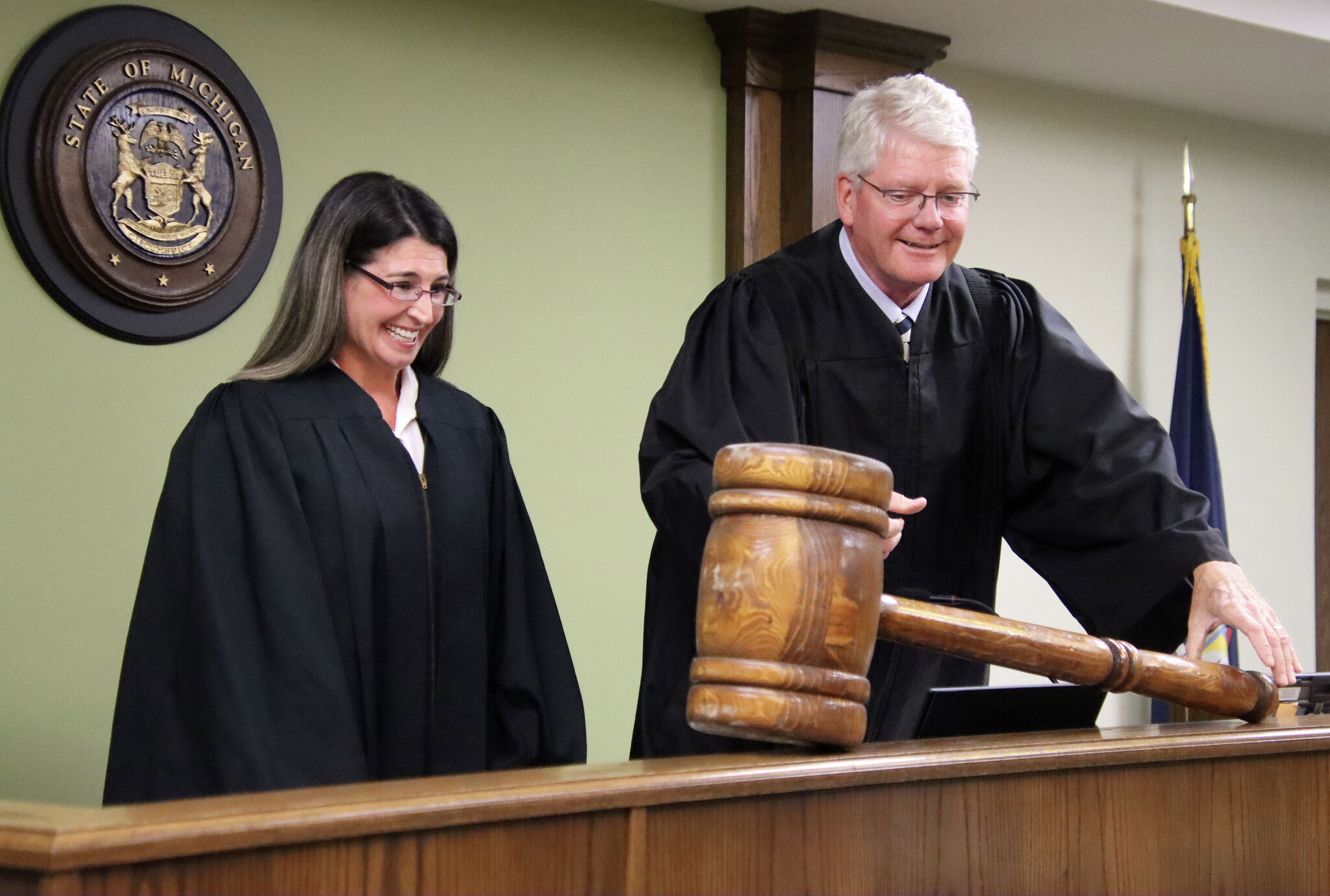 Julienne Ferris sworn in as Huron County’s first female judge