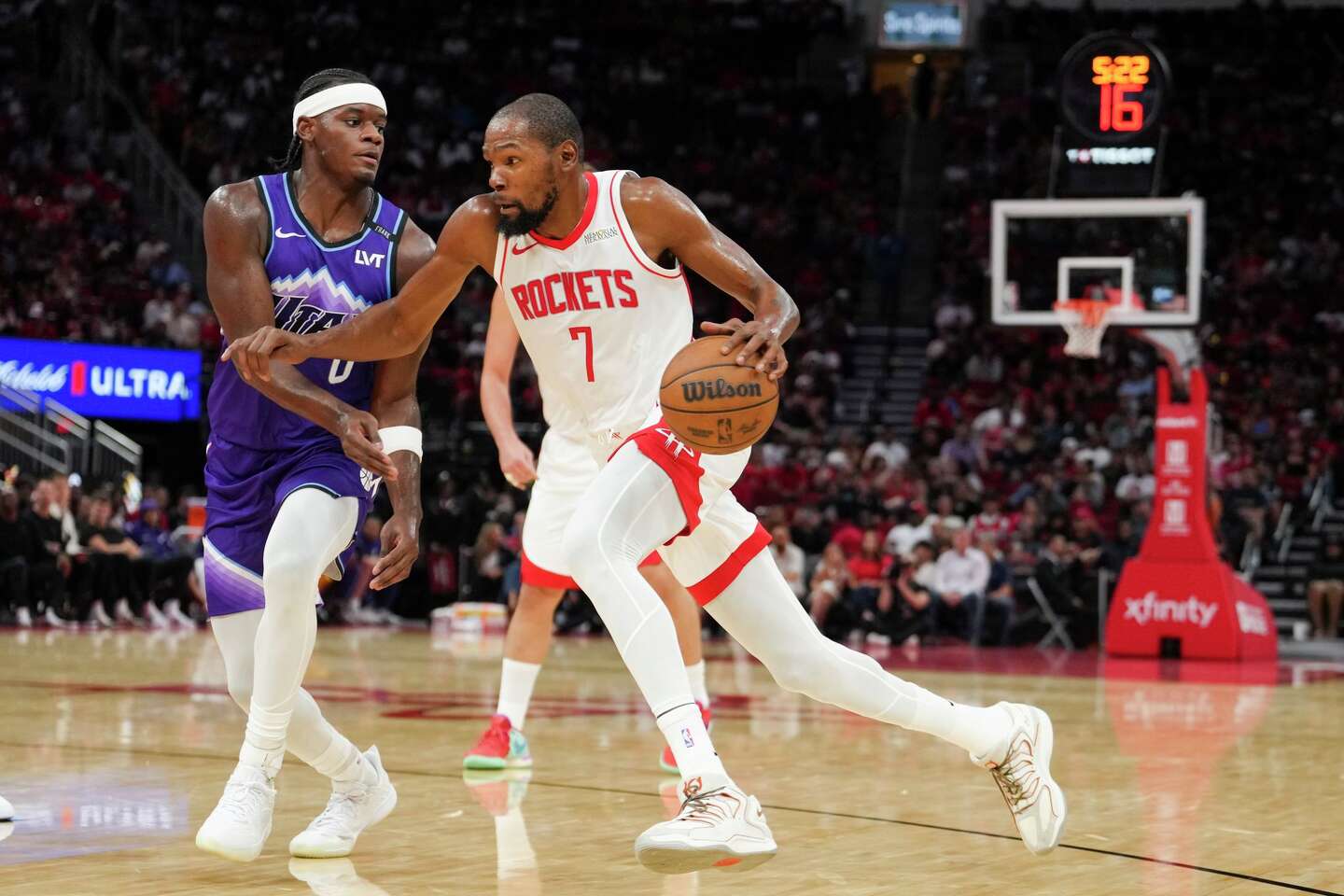 Kevin Durant looks right at home in Houston Rockets' debut