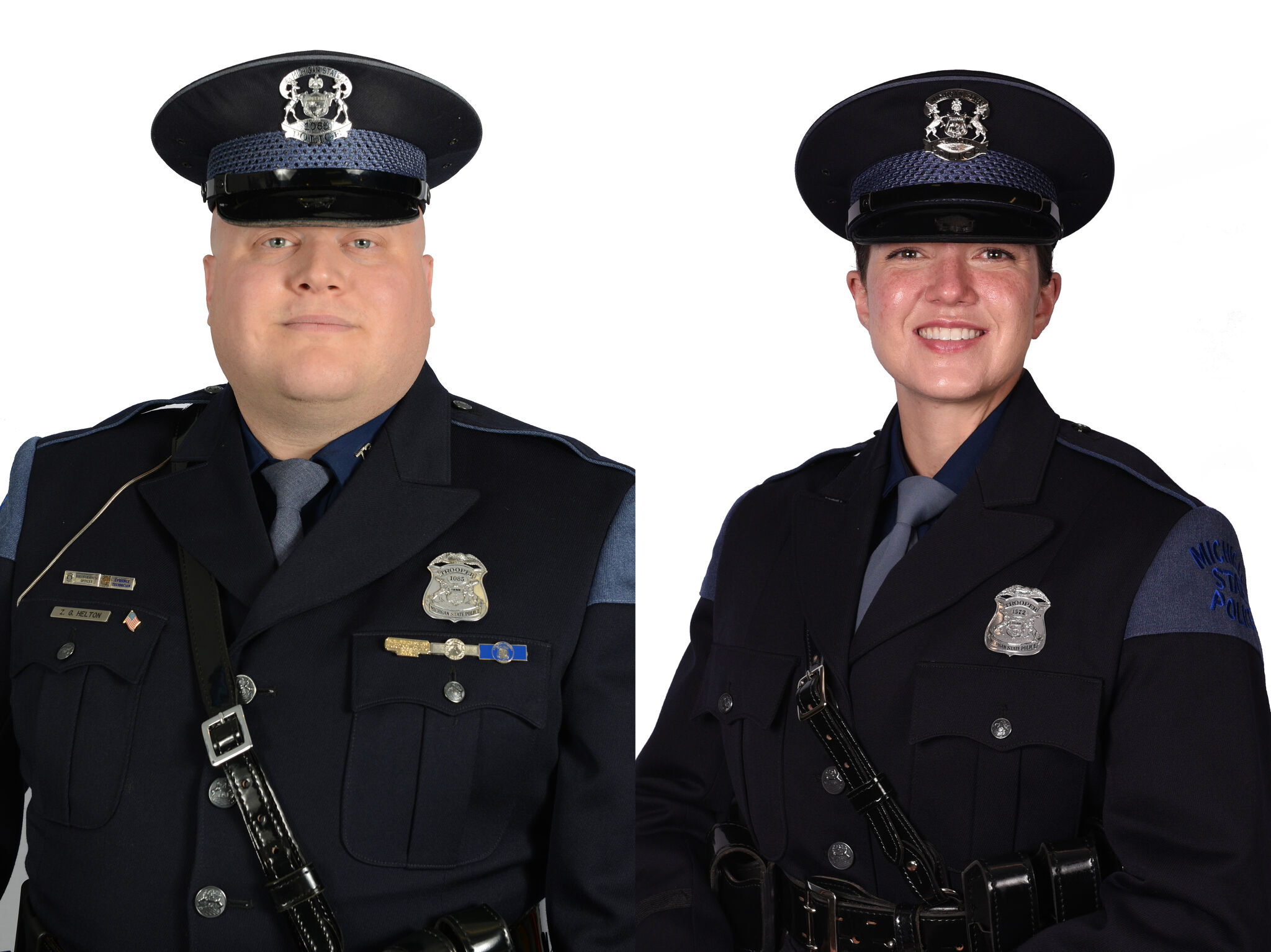 Michigan State Police Cadillac Post adds 2 new troopers