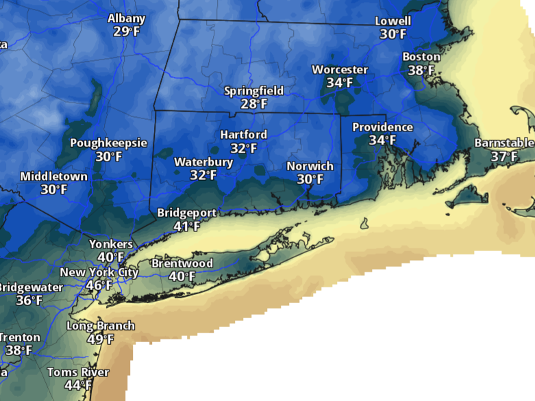 A frosty Friday and a soaking Sunday in CT's forecast