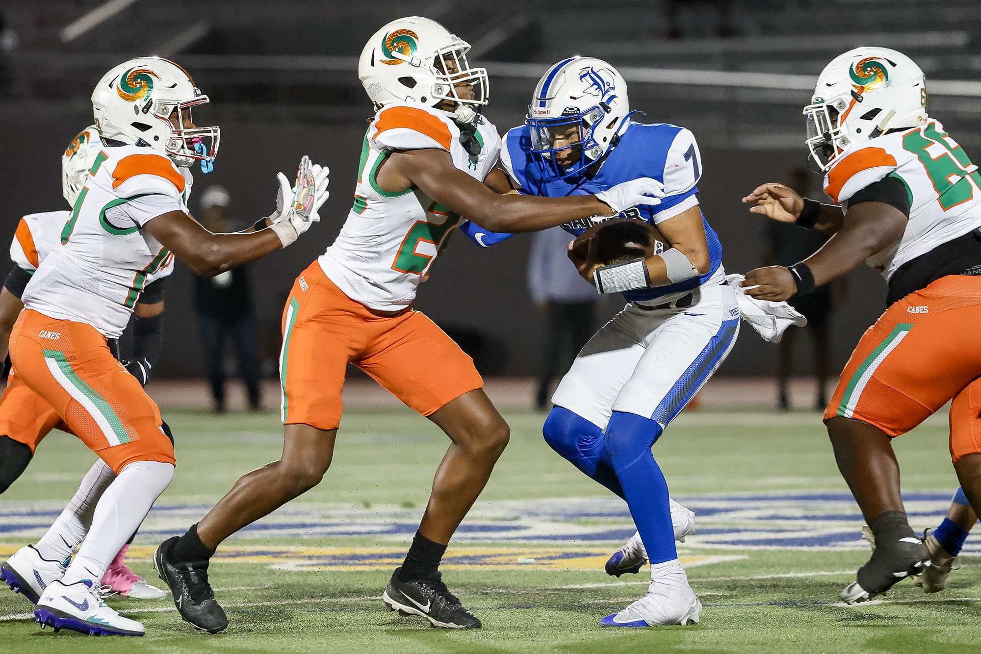 Sam Houston football overcomes sloppy play to take down Lanier