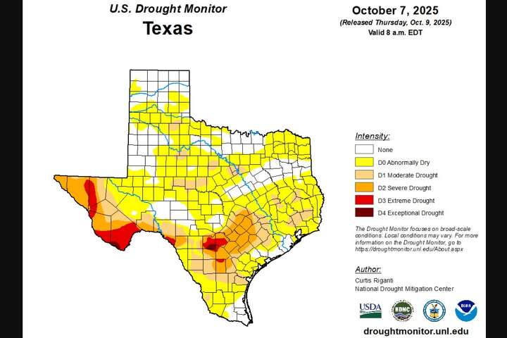 Texas drought worsens, and weather history shows how bad it can get