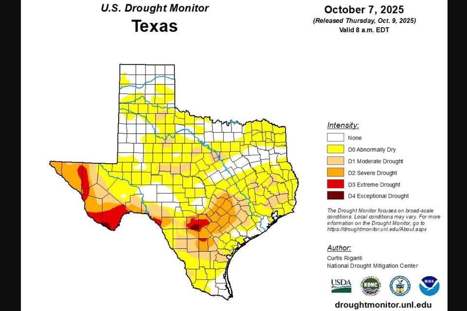 Texas drought worsens, and weather history shows how bad it can get