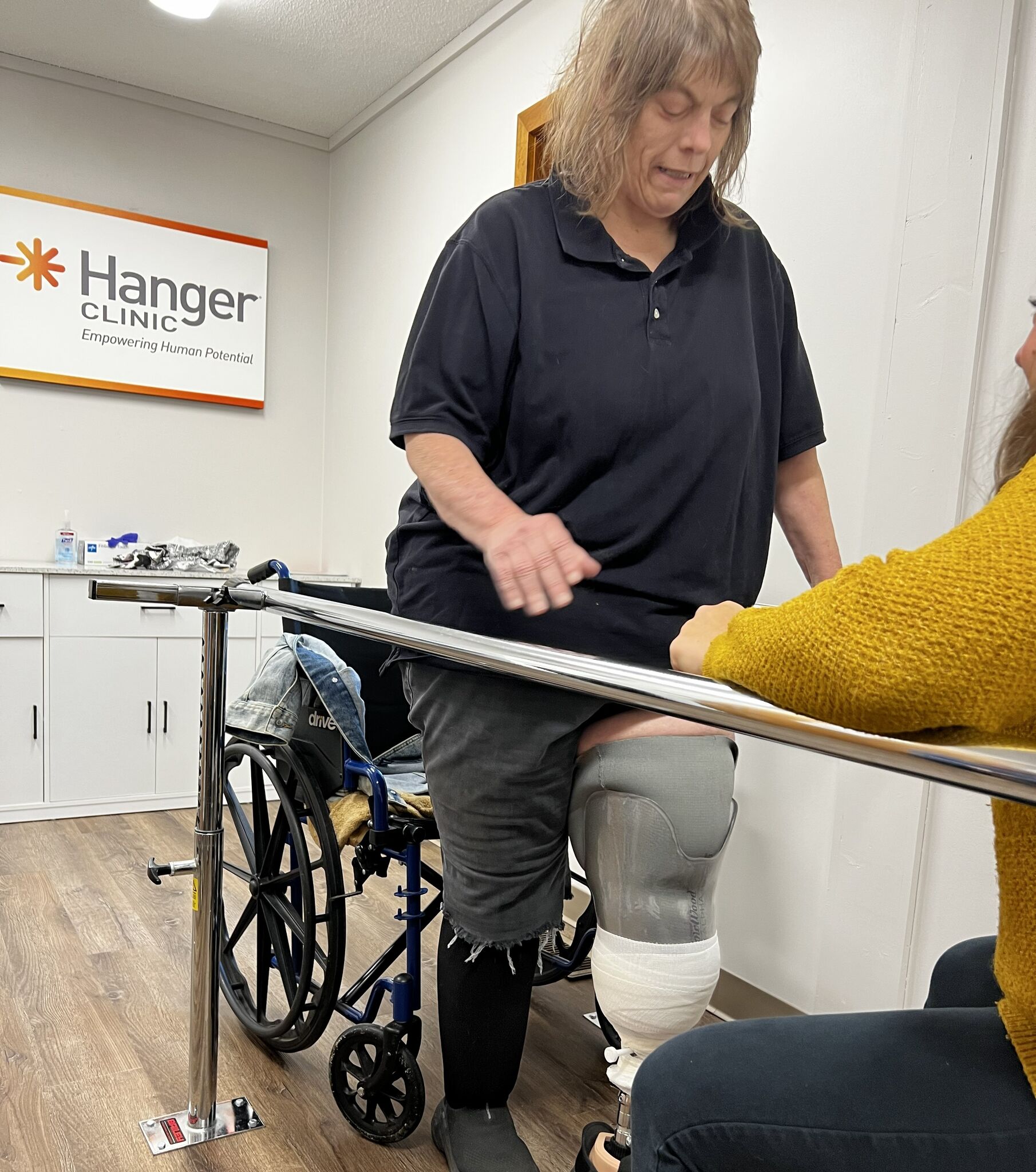 A new leg is on the horizon for Tereasa Nims to rejoin two-legged life