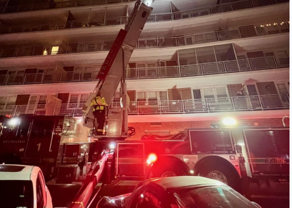 Stamford high-rise fire extinguished on Bedford Street, officials say