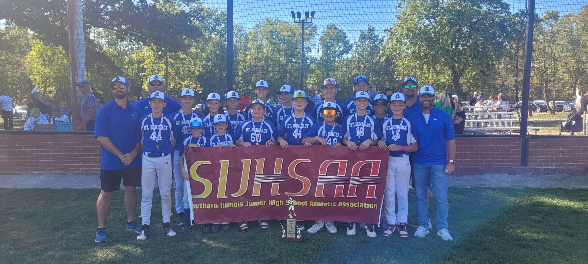 St. Boniface baseball team places third at state