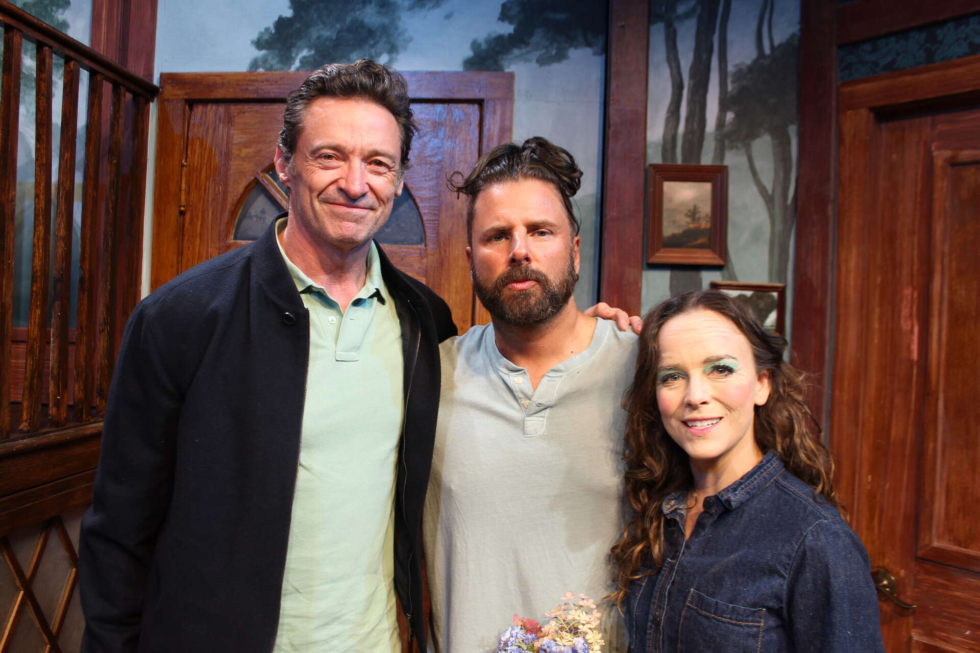Actor Hugh Jackman attends Branford theater performance