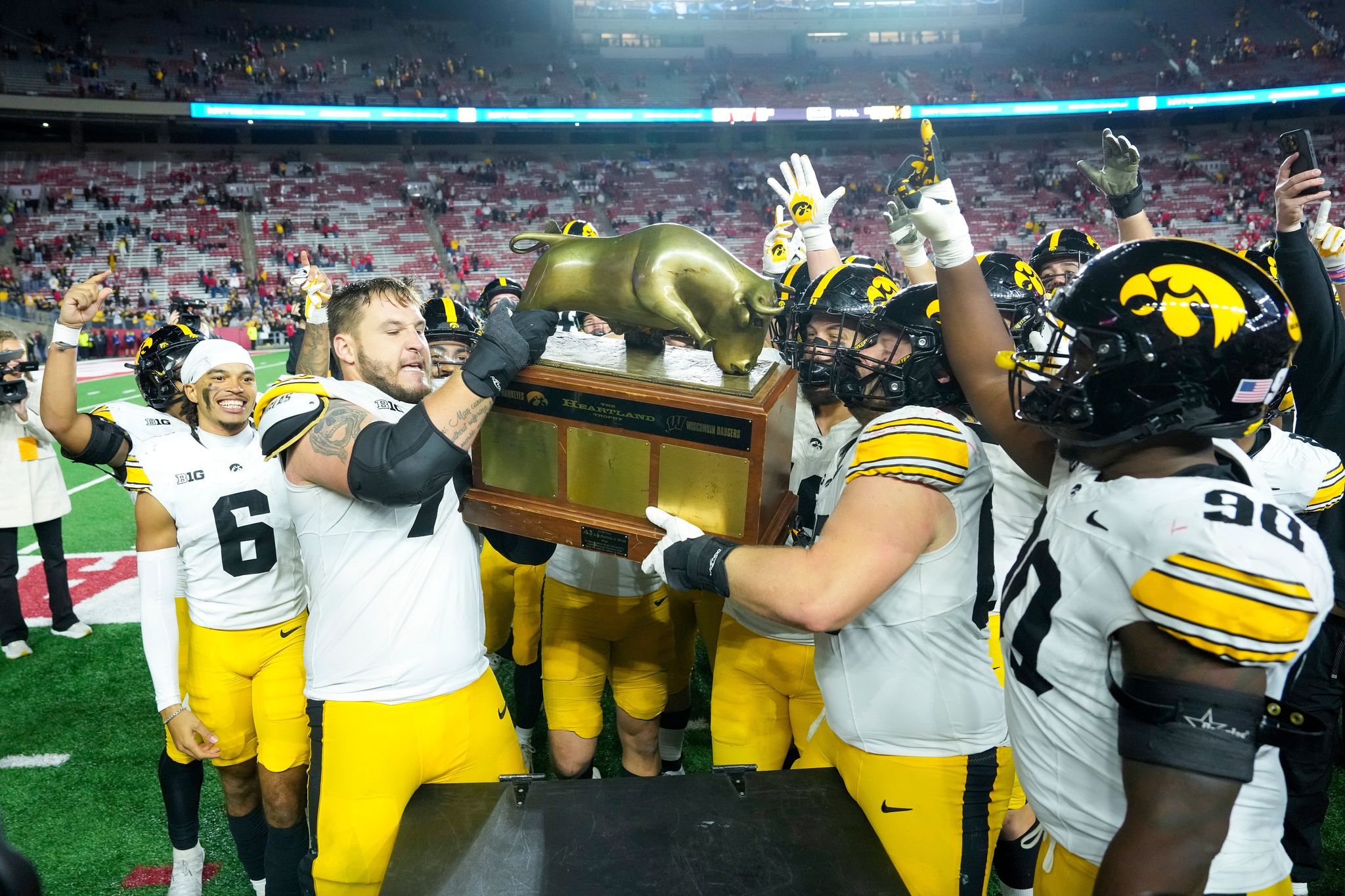 Williams, Gronowski and Moulton help Iowa run over Wisconsin 37-0 to ...