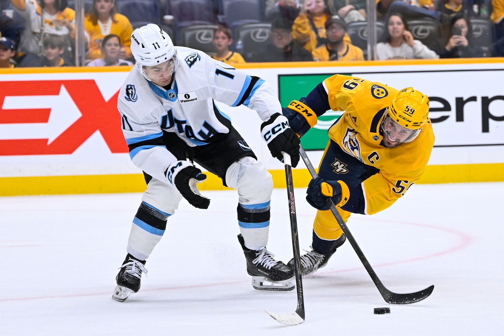 Guenther scores in OT as Mammoth beat Predators 3-2