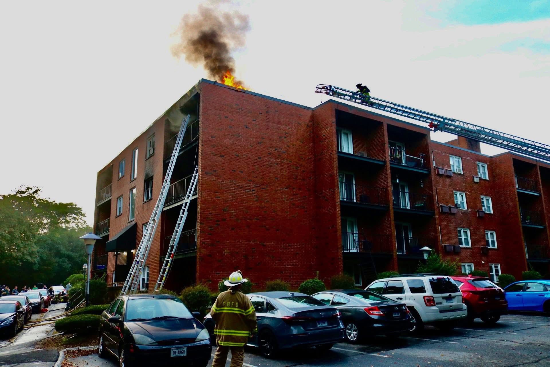 One killed in Groton apartment building fire, officials say