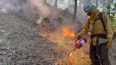 Santa Cruz Co.: Cal Fire Conducting Prescribed Burn Near Santa Clara ...