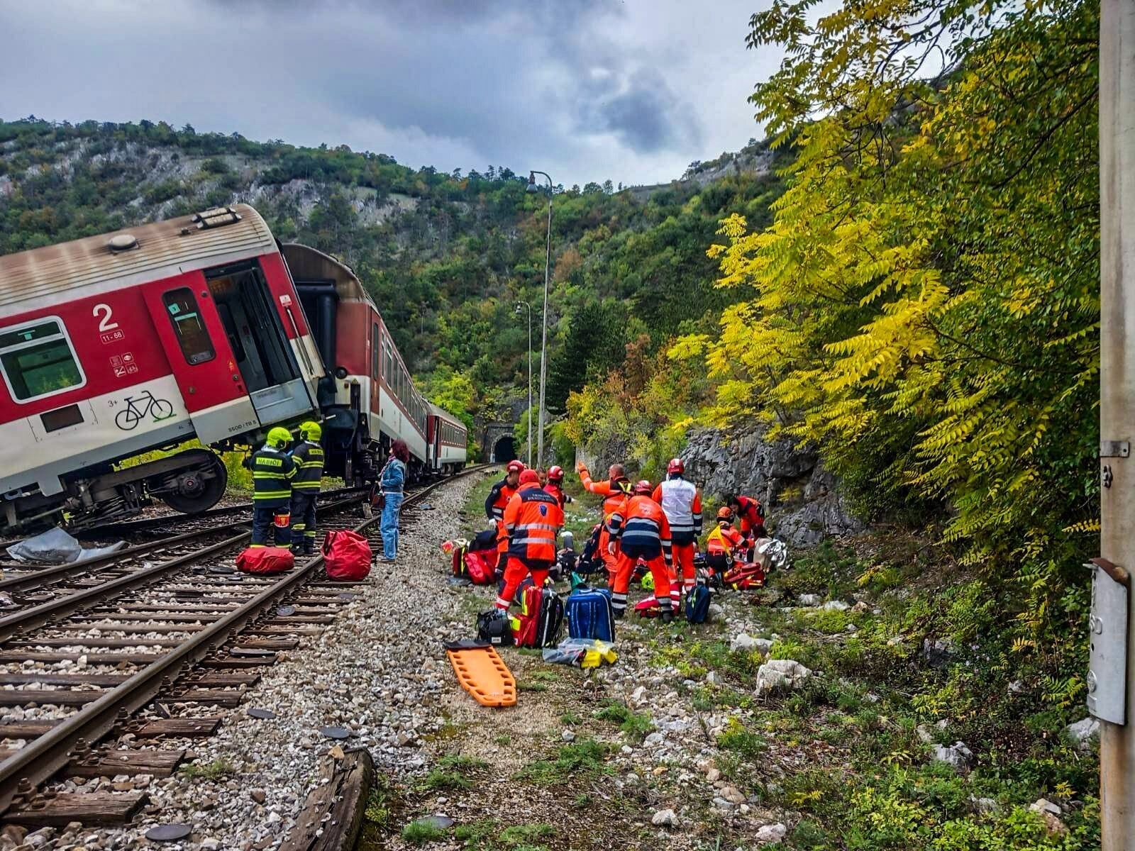 Fast trains collide in Slovakia, injuring dozens, with 2 in critical ...
