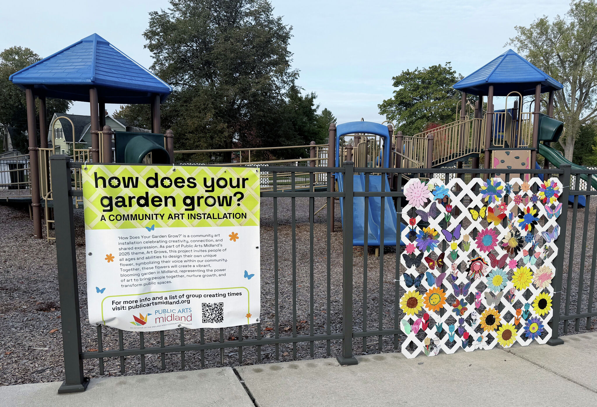 Creative 360 offering community trellis panels from Grove Park project