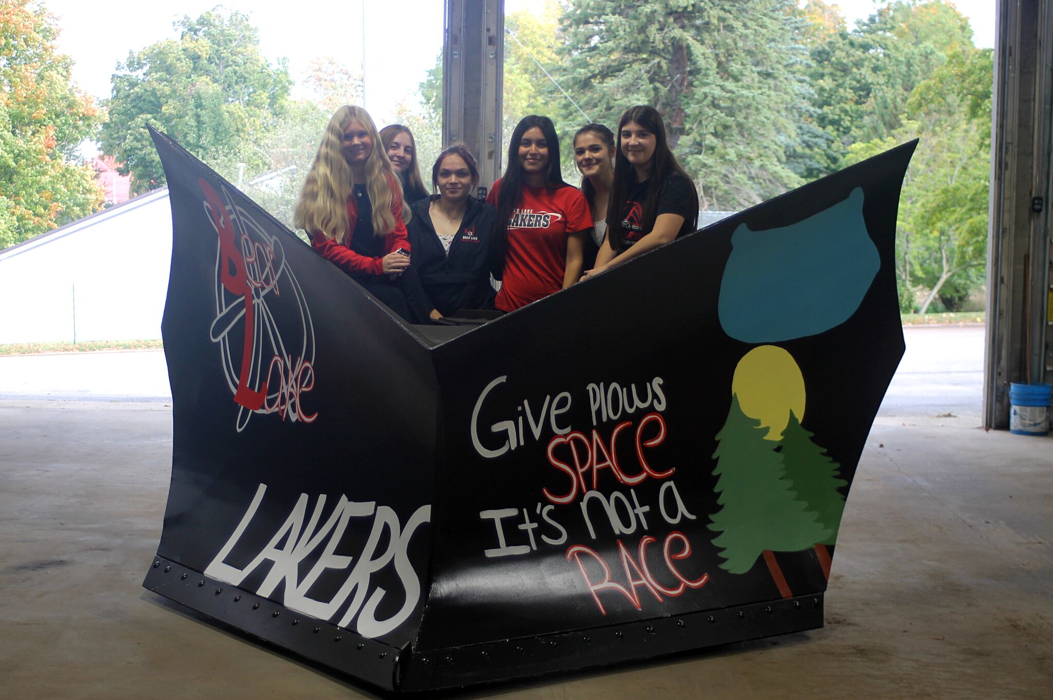 Bear Lake students participate in MDOT's Paint the Plow program