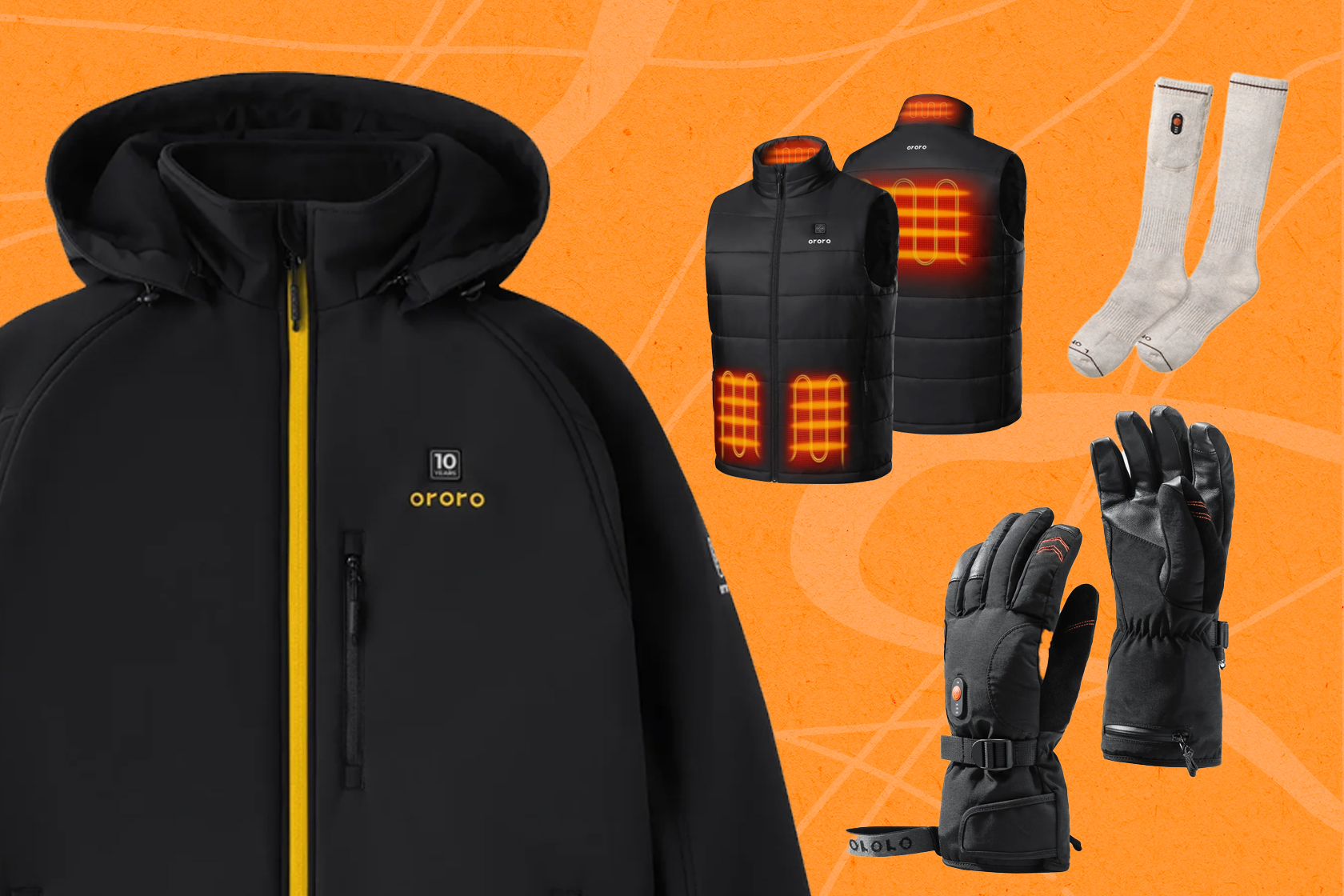 Ororo’s 10-year anniversary sale—up to 40% off heated jackets and more
