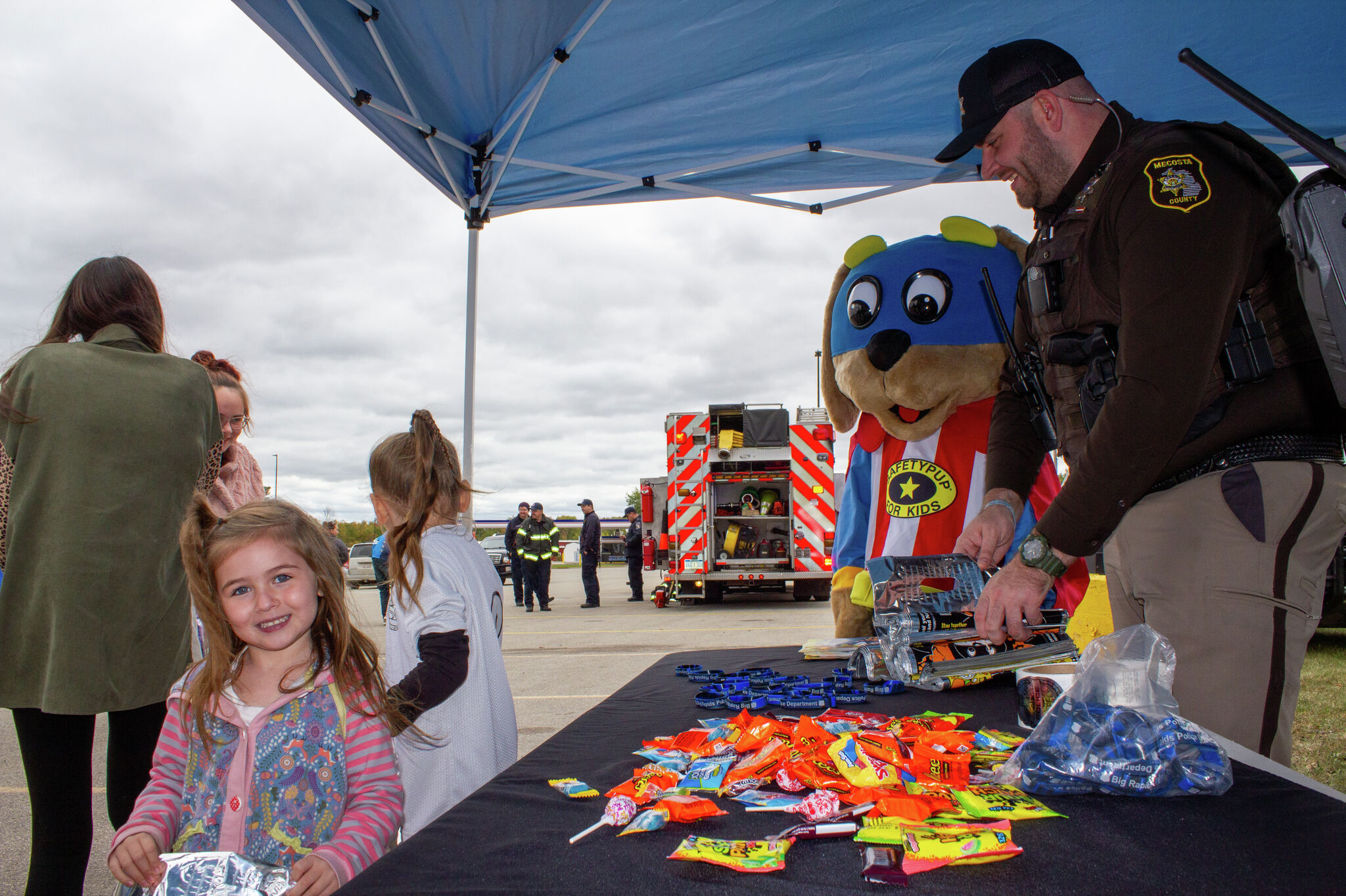 Mecosta County Michigan first responders promote safe spooky season