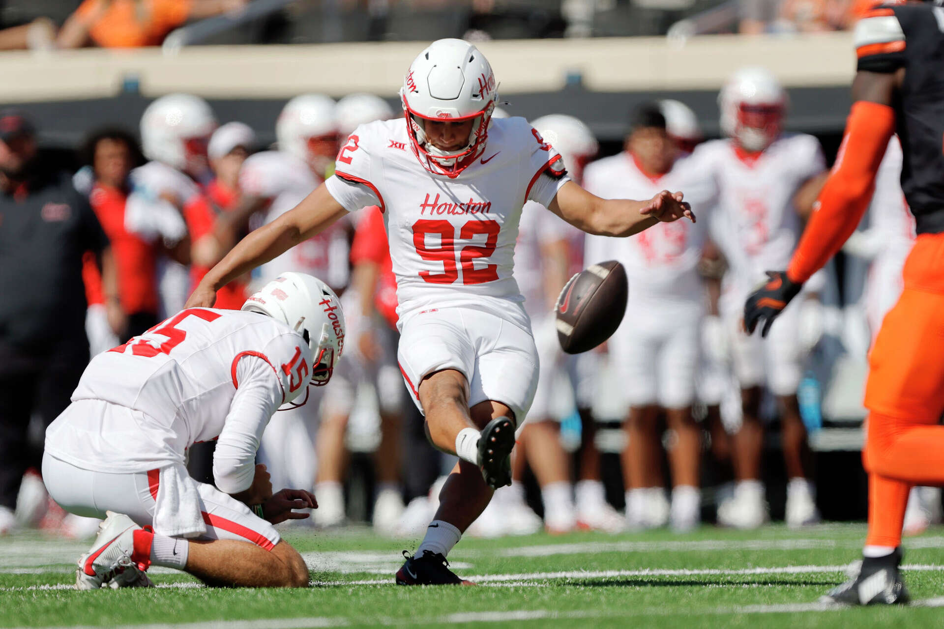 University of Houston football: Kicker Ethan Sanchez on record pace