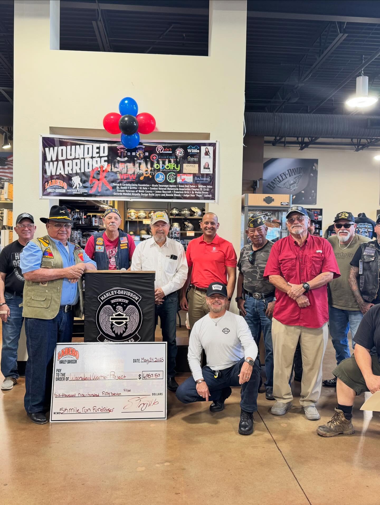 Wounded Warrior Project receives donation from Laredo 5K