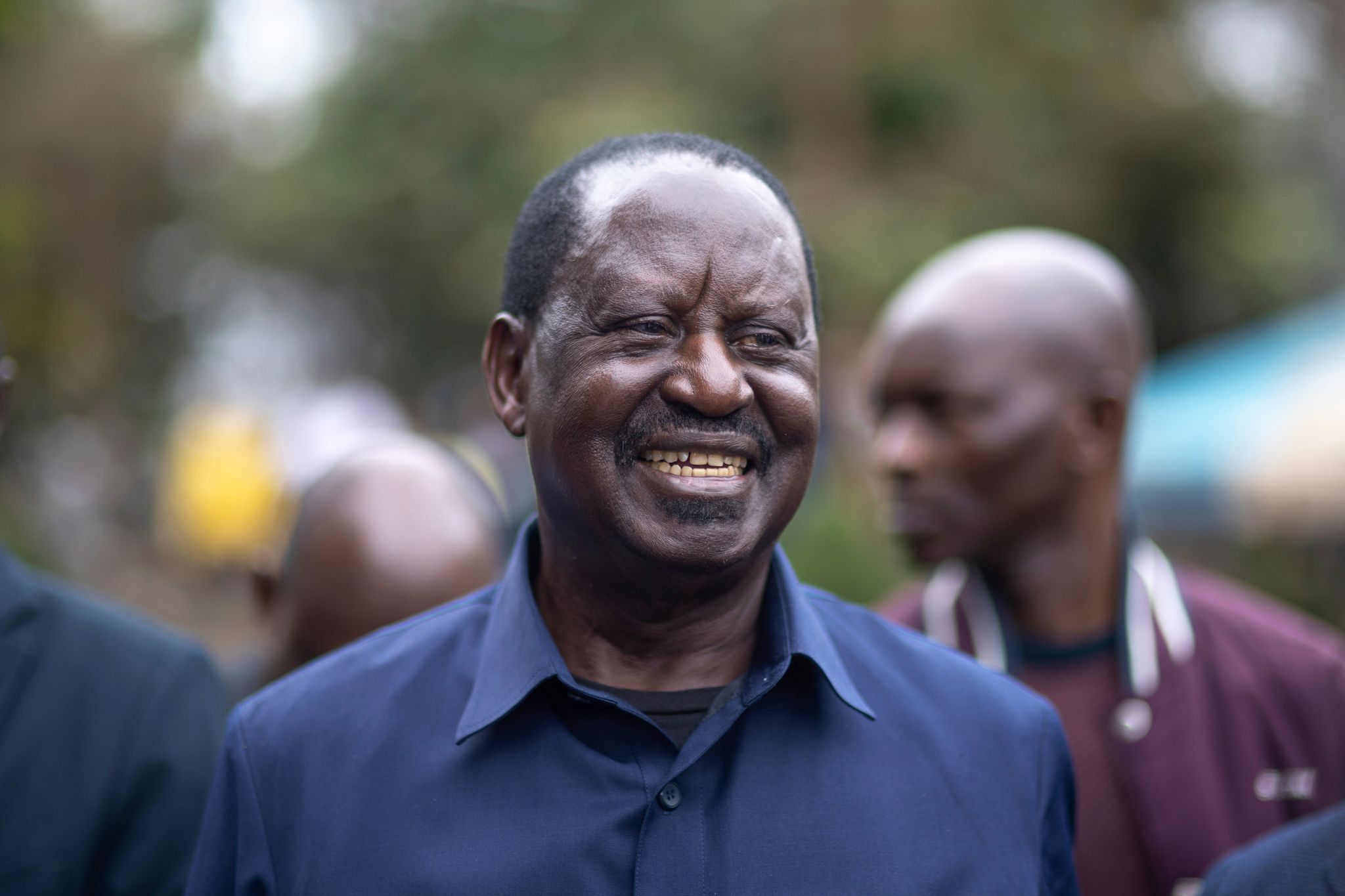 Former Kenyan premier Raila Odinga, a key figure in African democracy ...