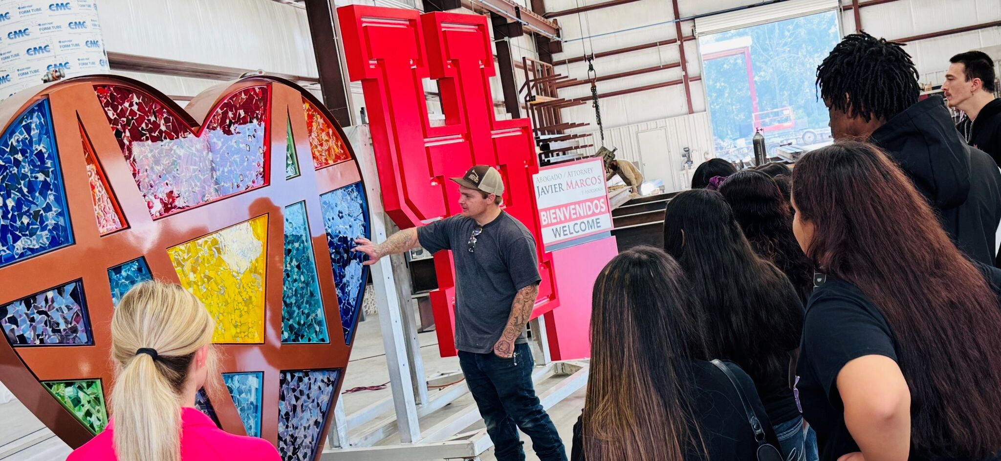 Bakers' Signs hosts more than 120 students for 'Manufacturing Day'