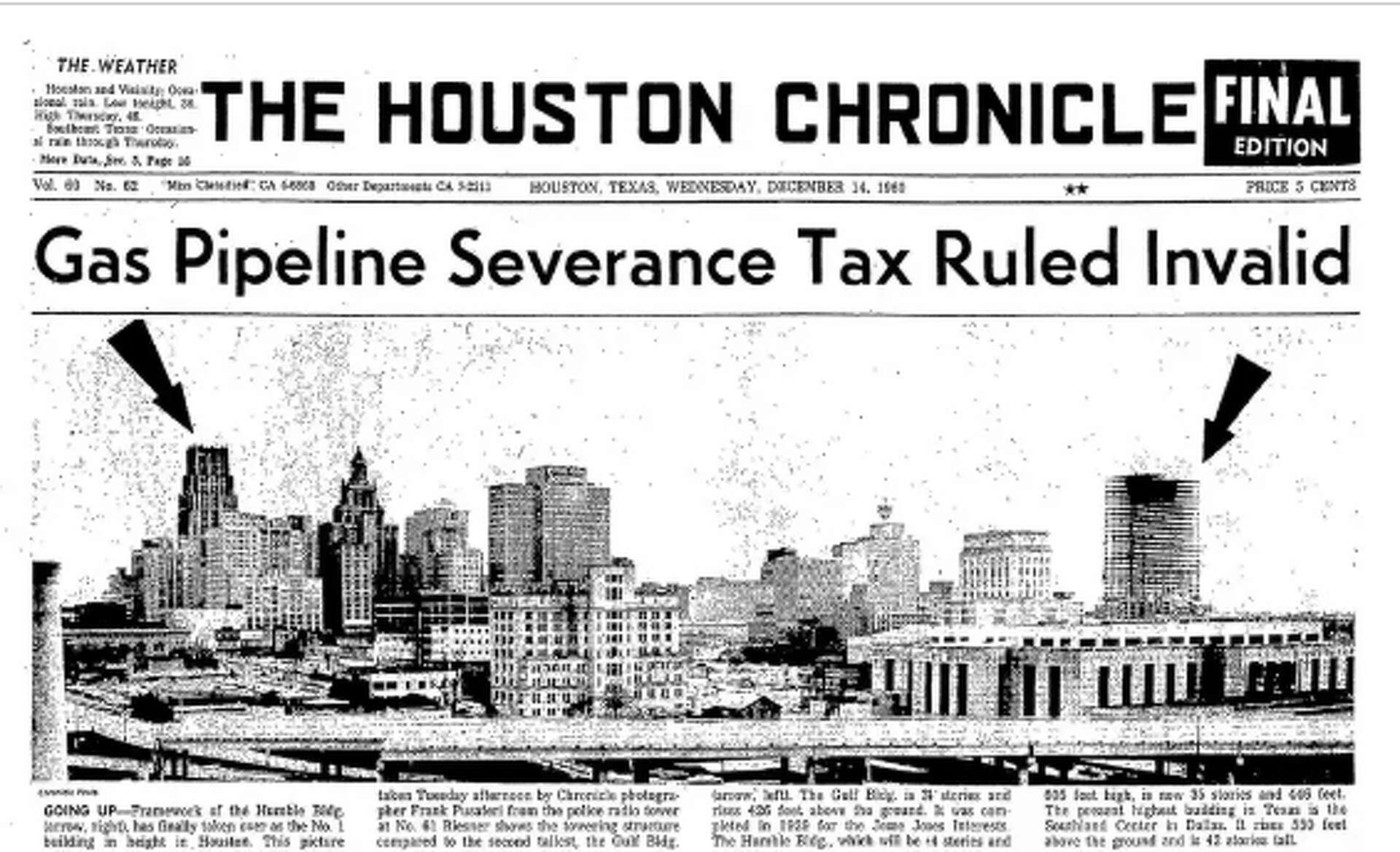 Houston's historic Humble-Exxon tower 800 Bell avoids foreclosure