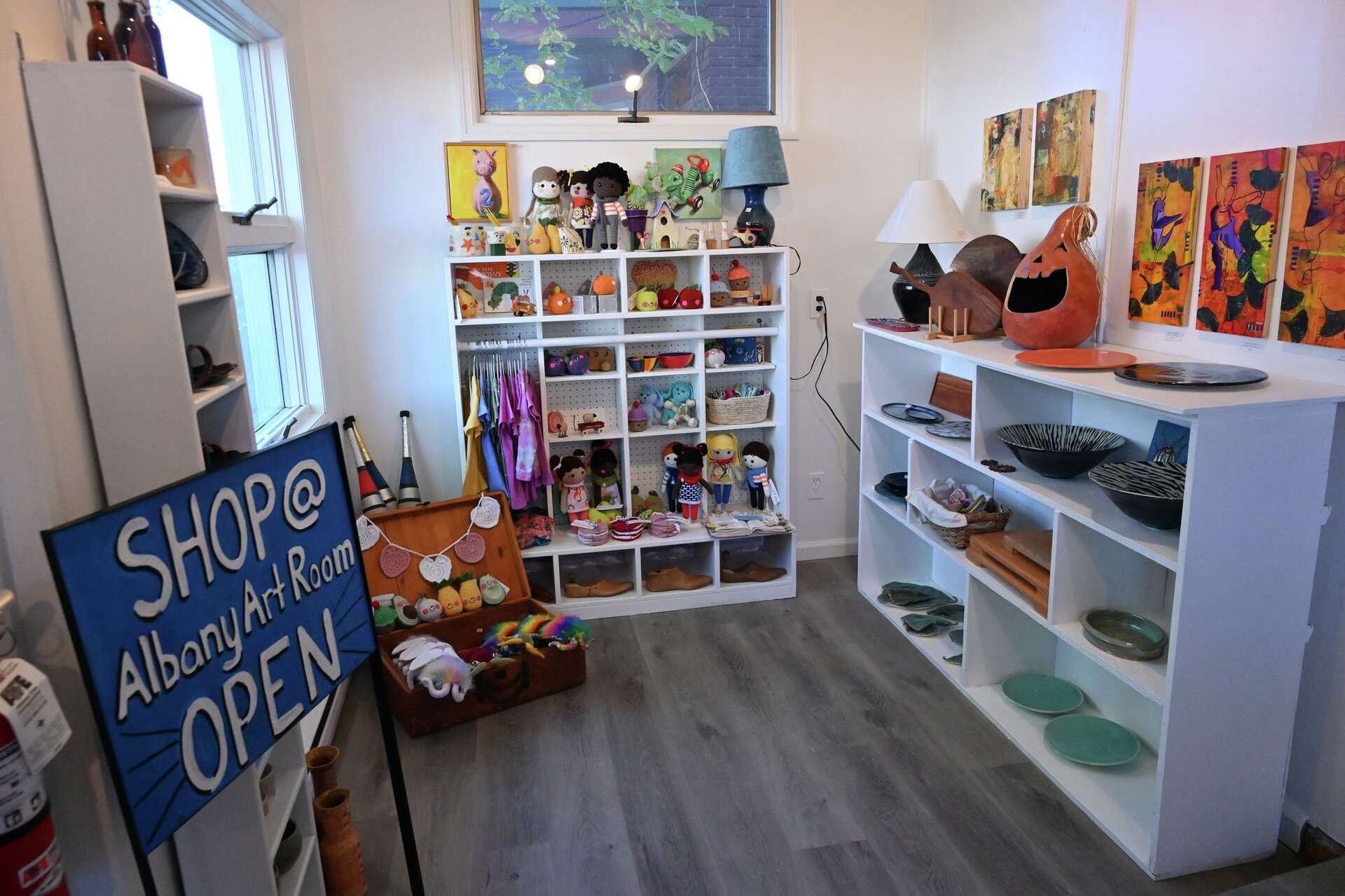 The SHOP@Albany Art Room opens, highlighting work by local artists