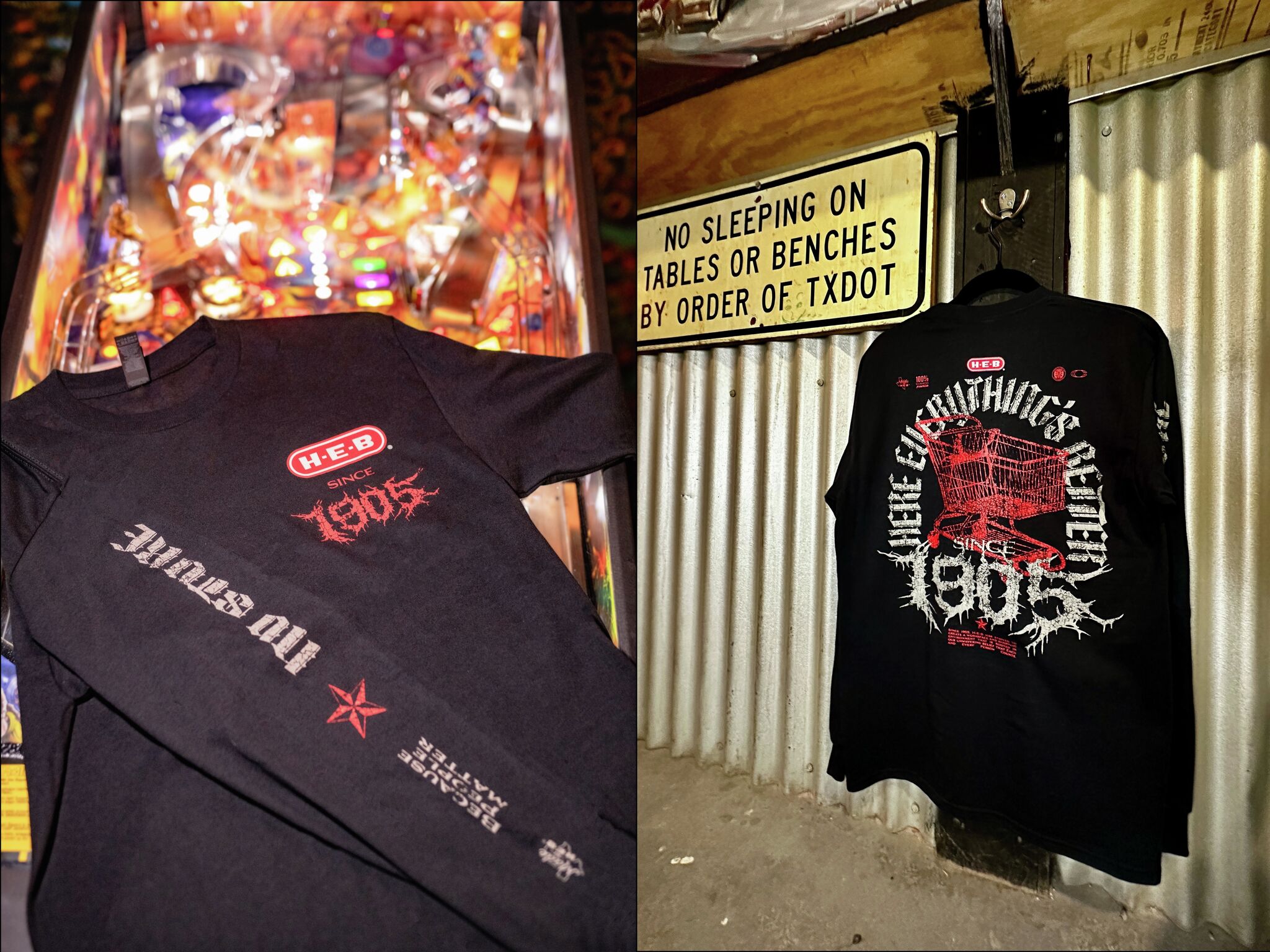 Copycat H-E-B metal T-shirts enrage loyal Texas shoppers