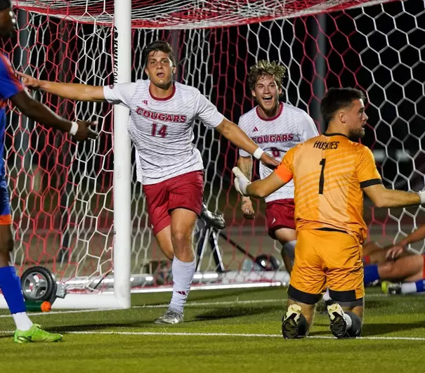 SIUE men's soccer game on Oct. 16, 2025, in Edwardsville, Illinois