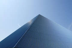 The California college campus that went all in on a giant blue pyramid