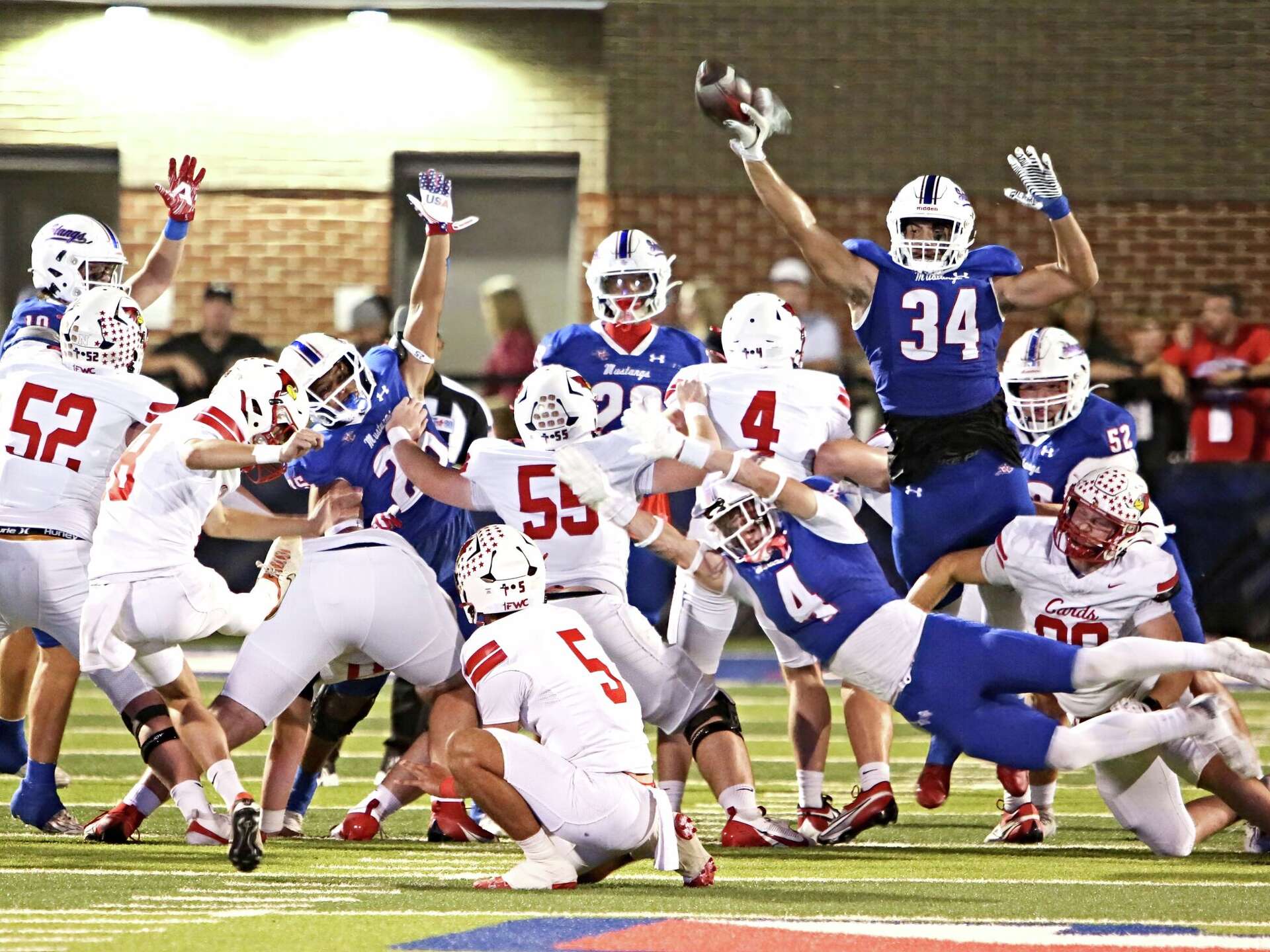 Texas statewide high school football scores from Oct. 17