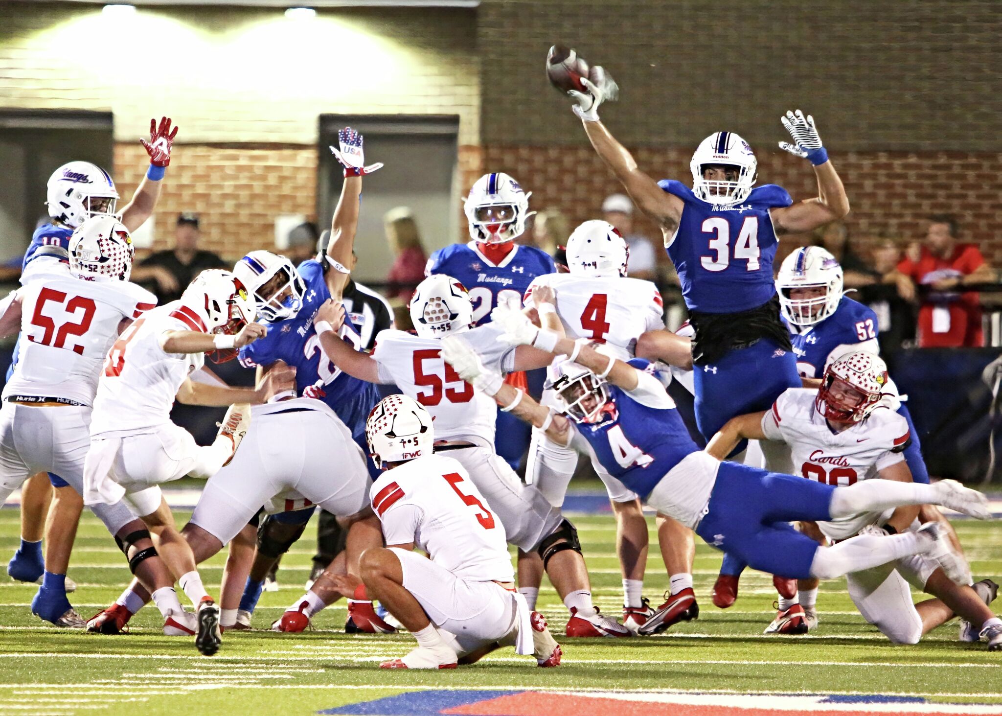 Texas statewide high school football scores from Oct. 17
