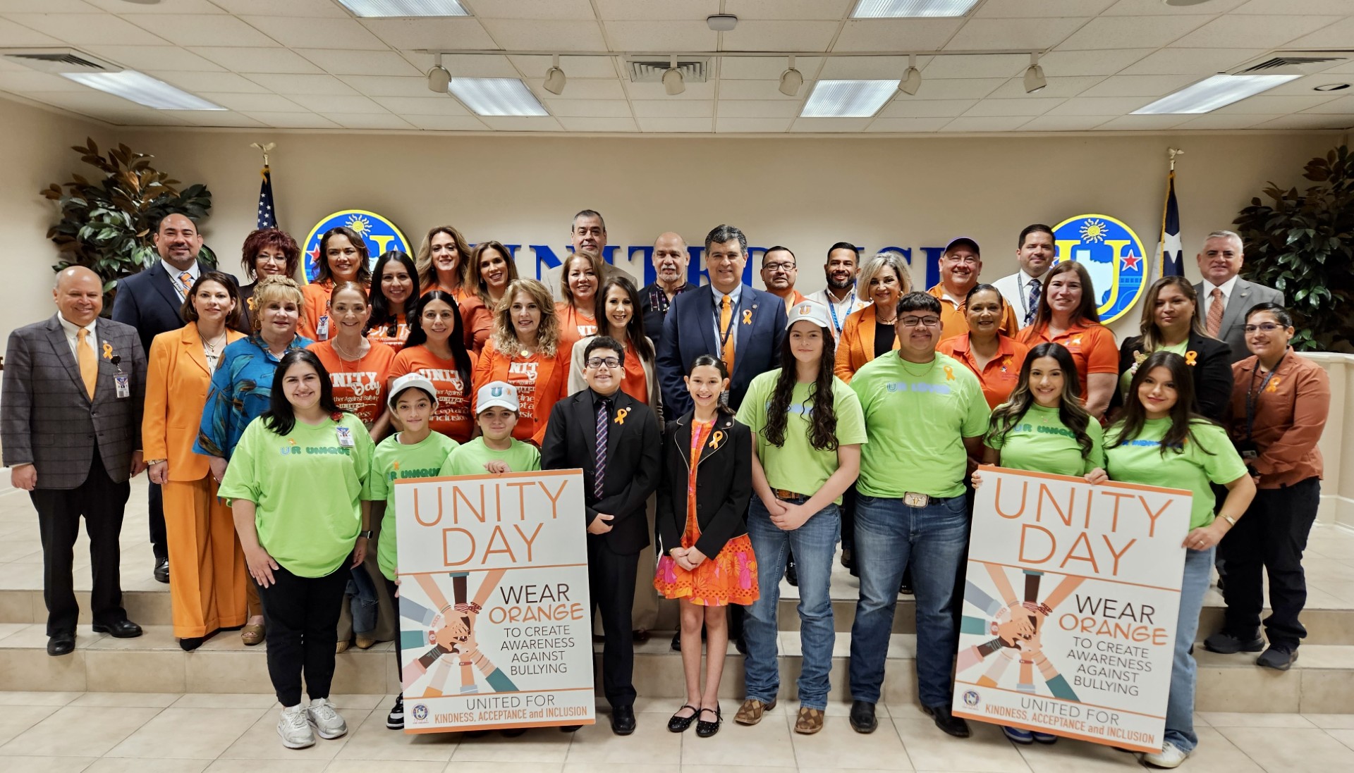 UISD goes orange, launches initiative to take a stand against bullying