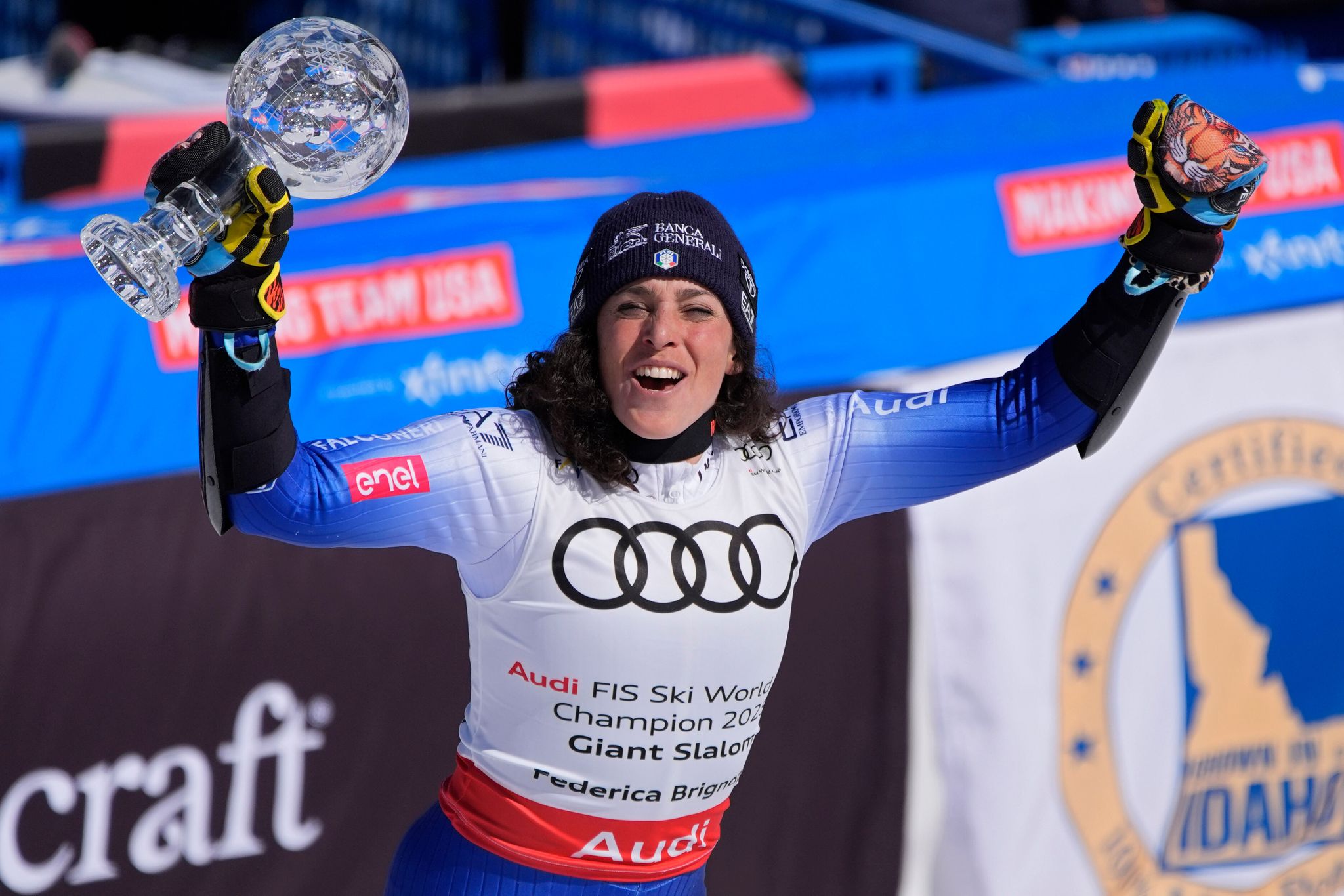 Federica Brignone wins skier of the year award