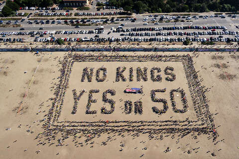 Massive crowds take to Bay Area streets for 'No Kings' protests