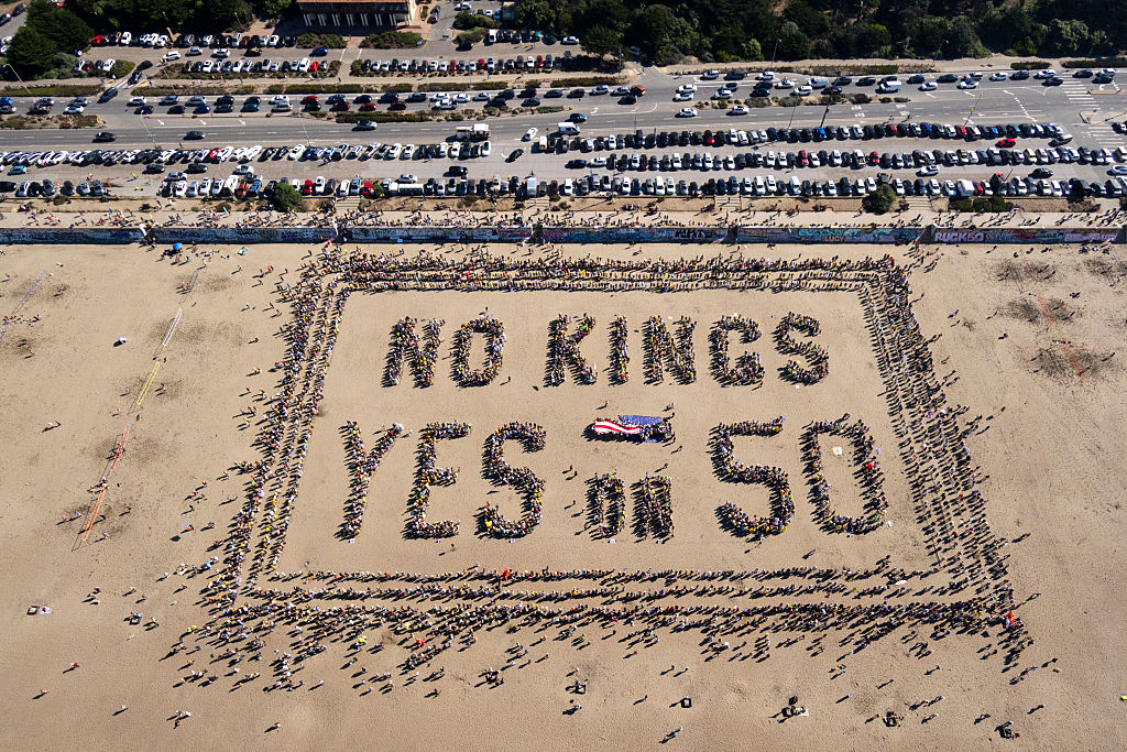Massive crowds take to Bay Area streets for 'No Kings' protests