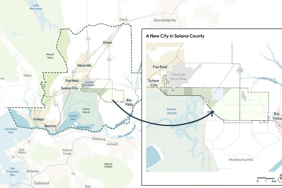 New Bay Area city of 400,000 could be built 'non-stop' for 40 years