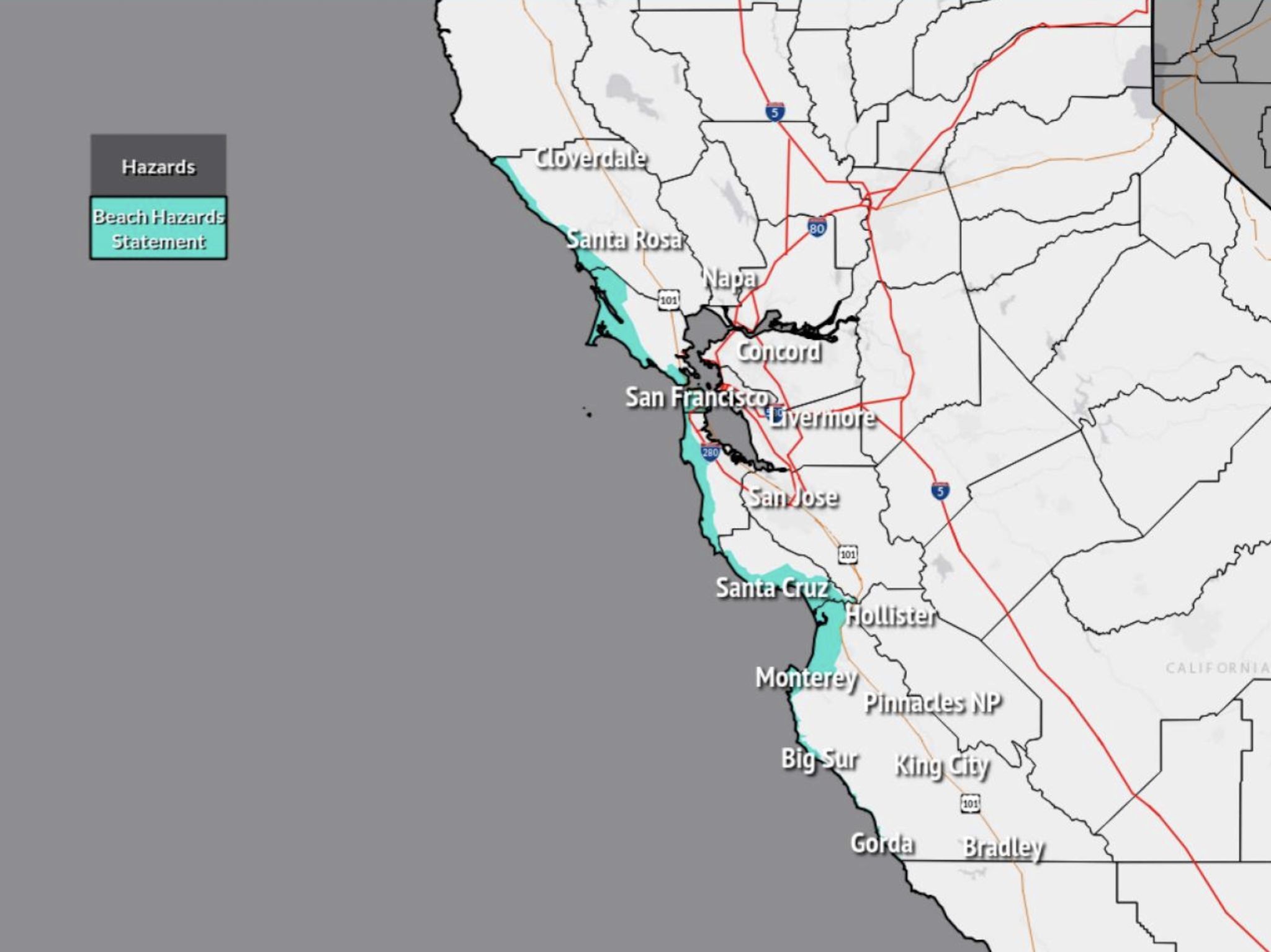 Regional: National Weather Service Again Warns Of Hazardous Beach ...