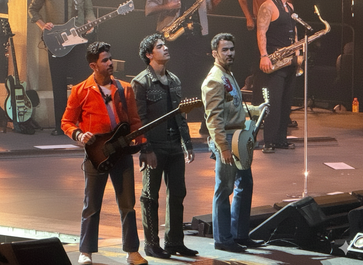 Concert review: Jonas Brothers return to Houston with Ela Taubert