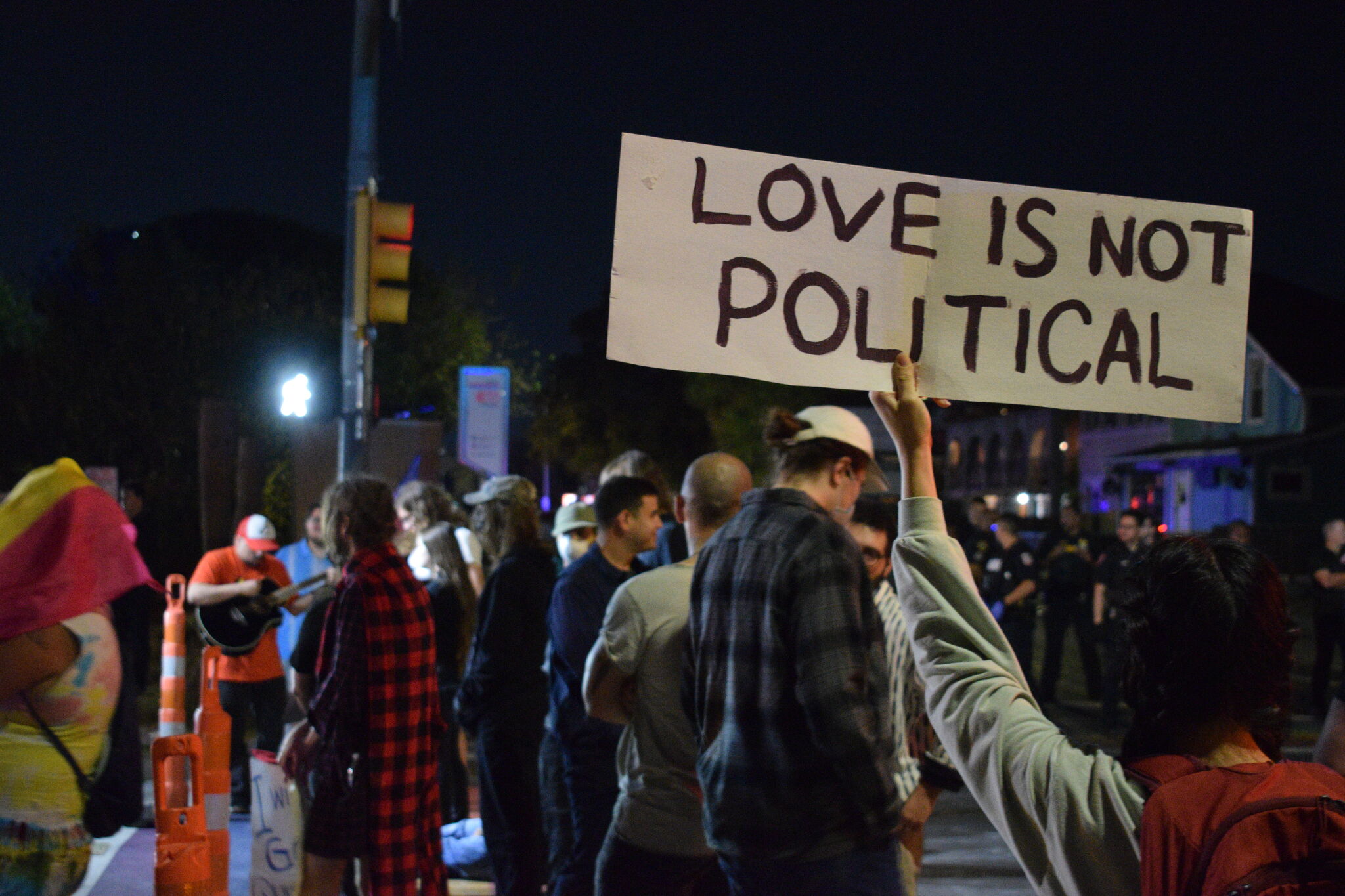 Protestors arrested as Houston removes rainbow crosswalk