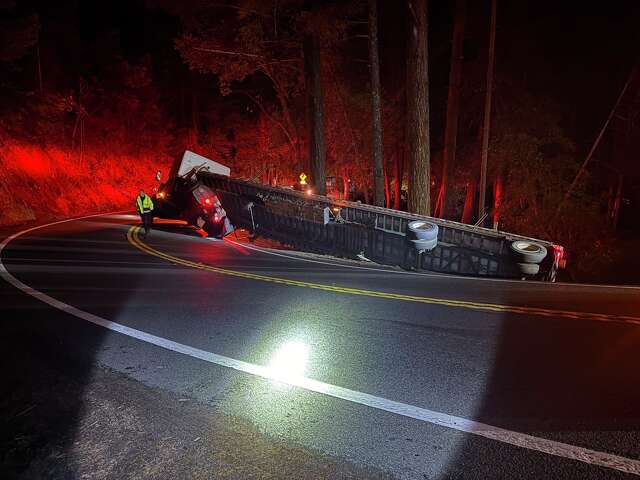 Napa Co.: Update: Hwy 29 On Mt. St. Helena Reopens After Overturned Big ...