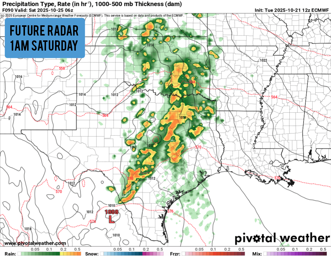 Heavy rainfall chance finally coming to South Texas. Here’s when.