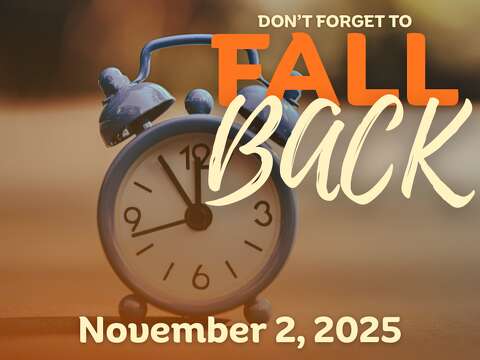 Daylight saving time ends: Set clocks back Nov. 2