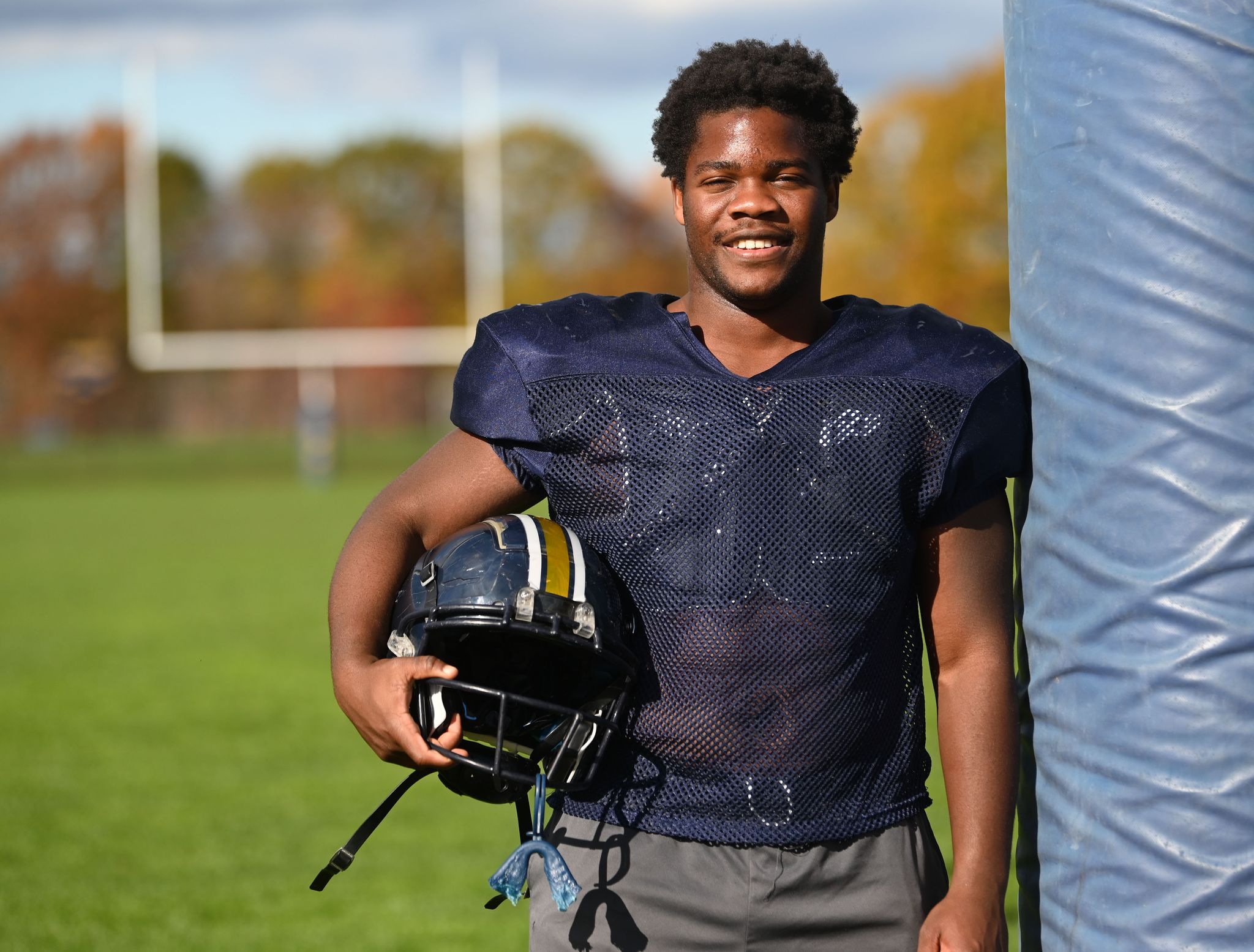 Ghana native Philemon Noi is a 2-way starter for Averill Park football